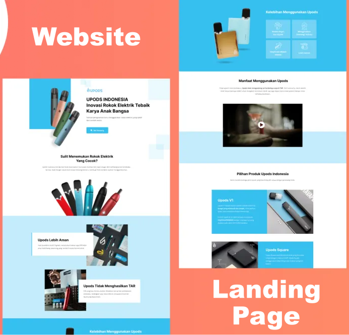 Jasa Buat Landing Page Untuk Profil & Promosi Penjualan